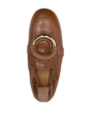 See By Chloé Ring-detail Leather Loafers