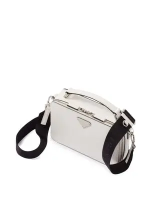 Prada Brique Shoulder Bag - White