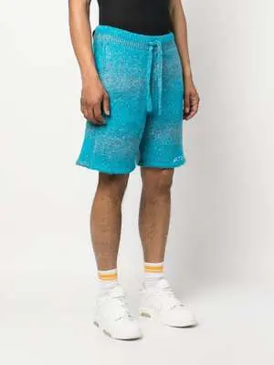 Amiri Embroidered Logo Knitted Shorts