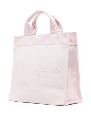 OBJECTS IV LIFE Logo-print Cotton Tote Bag - Pink