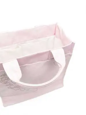OBJECTS IV LIFE Logo-print Cotton Tote Bag - Pink