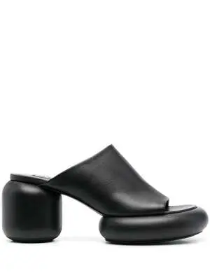JIL SANDER Block-heel Chunky Leather Sandals