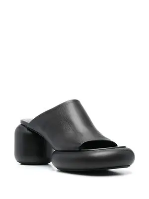 JIL SANDER Block-heel Chunky Leather Sandals
