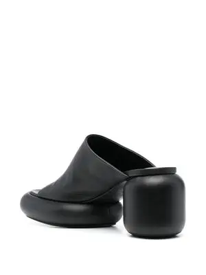 JIL SANDER Block-heel Chunky Leather Sandals