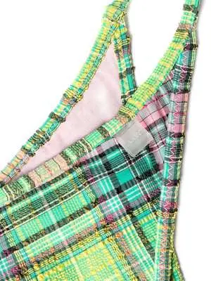 GANNI Checked Bikini Bottoms