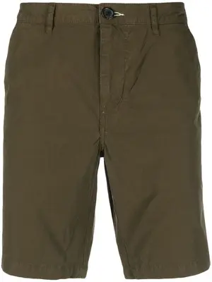 Paul Smith Organic-cotton Bermuda Shorts - Green