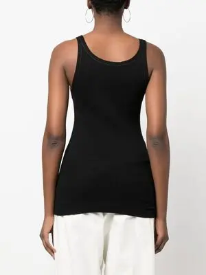 P.a.r.o.s.h Ribbed Tank Top - Black