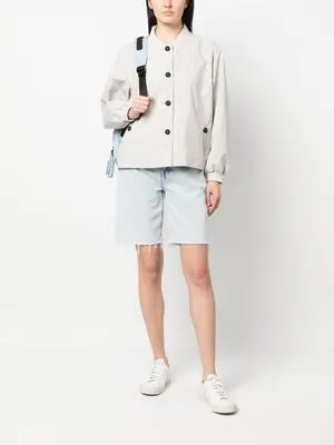 SAVE THE DUCK Logo-print Bomber Jacket