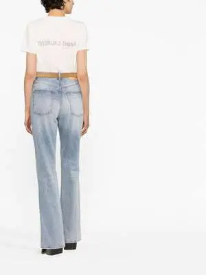 Saint Laurent Reverse Logo-print T-shirt