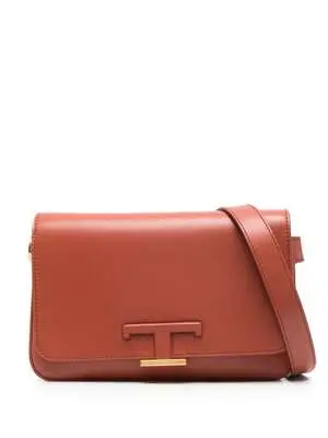 TOD'S T Timeless Crossbody Bag Brown