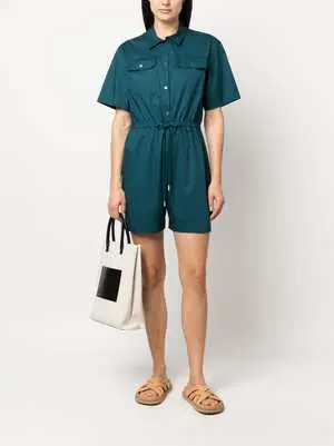 Paul Smith Pocket Short-sleeve Playsuit - Blue