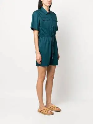 Paul Smith Pocket Short-sleeve Playsuit - Blue