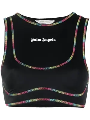 Palm Angels Rainbow Miami Sports Bra