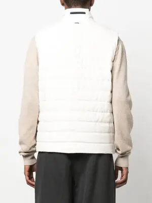 Herno Padded Feather Down Gilet - White