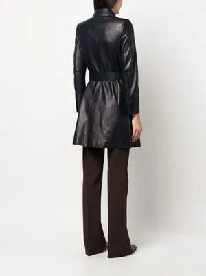 Giorgio Armani X 10 Corso Como Leather Trench Coat
