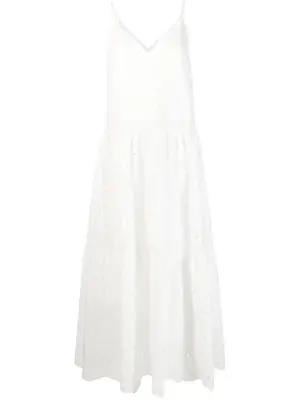IVY OAK Pointelle V-neck Dress