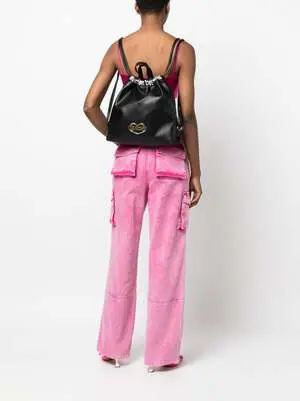 Moschino Logo-print Heart-motif Tote Bag