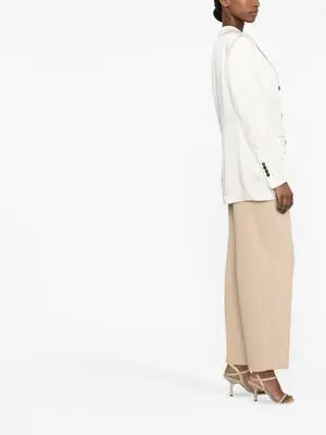 TOM FORD Fluid Double-breasted Blazer - Neutrals