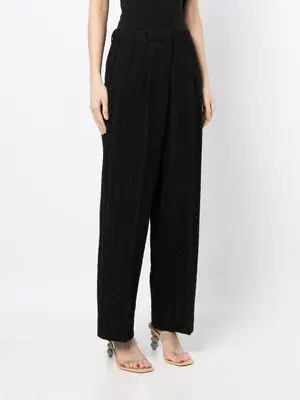 Missoni Zigzag Tailored Trousers - Black