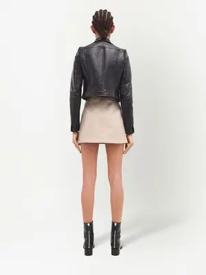 COURREGES Iconique Vinyl Mini Skirt - Grey