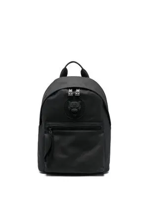 PLEIN SPORT Debossed Logo Backpack - Black