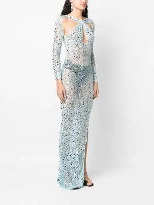 Coperni Sequin-embellished Maxi Dress