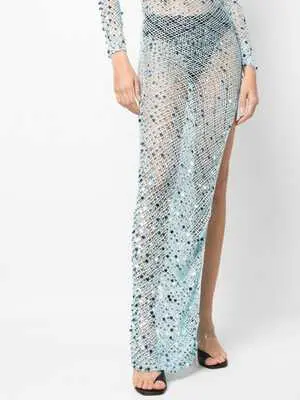 Coperni Sequin-embellished Maxi Dress
