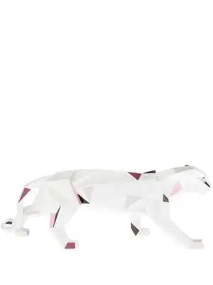 LLADRO Panther Faceted Porcelain Figurine - Grey