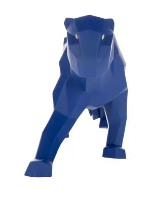 LLADRO Panther Faceted Porcelain Figurine - Blue