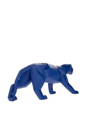 LLADRO Panther Faceted Porcelain Figurine - Blue