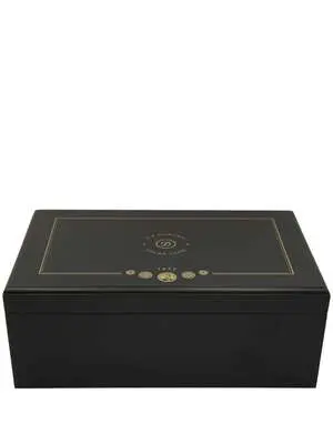 S.t. Dupont Premium Cigar Club Lacquered-finish Humidor - Black