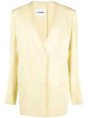 JIL SANDER Split-back Blazer - Green