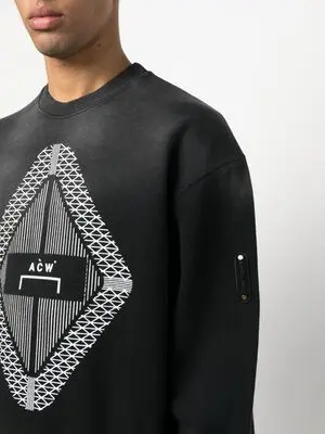 A-COLD-WALL* Logo-print Sweatshirt - Black