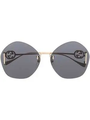 Gucci Frameless Sunglasses - Gold