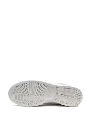 Nike Dunk High Plaid Sneakers - Grey