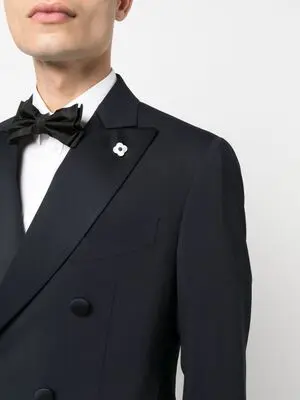 LARDINI Double-breasted Wool Suit
