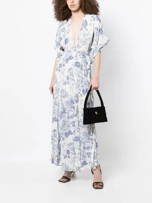 REFORMATION Winslow Draped Wrap Dress