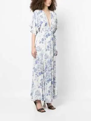 REFORMATION Winslow Draped Wrap Dress