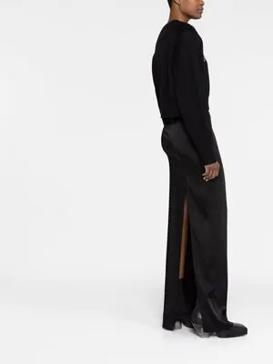 ROTATE BY BIRGER CHRISTENSEN Long Sleeves Cropped Sweatshirt - Black