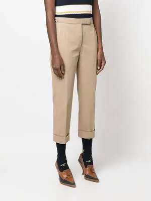 Thom Browne Cropped Tailored Trousers
