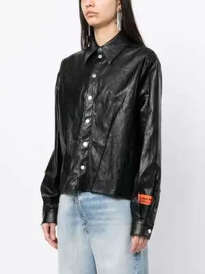 Heron Preston Shimmer Finish Long-sleeve Shirt