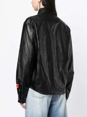 Heron Preston Shimmer Finish Long-sleeve Shirt