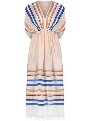 LEMLEM Eskedar Stripe-print Midi Dress