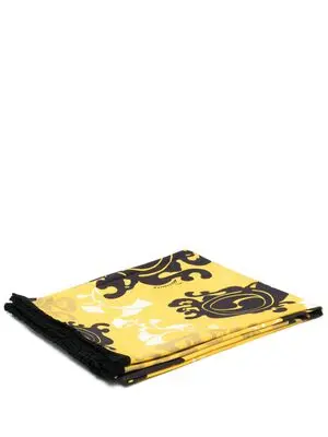 Dsquared2 Graphic-print Cotton Beach Towel - Yellow