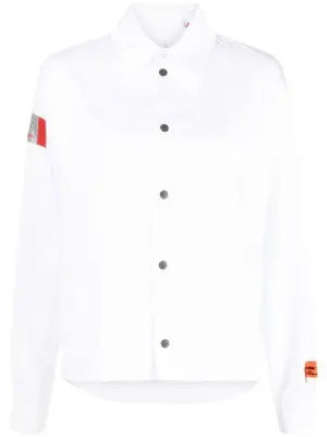 Heron Preston Logo-patch Cotton Shirt