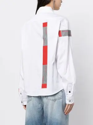 Heron Preston Logo-patch Cotton Shirt