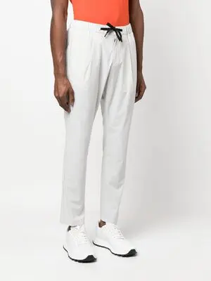 Herno Drawstring-waist Cropped Trousers