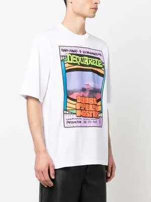 Dsquared2 Graphic-print Cotton T-shirt