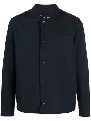 Herno Plain Shirt Jacket - Blue