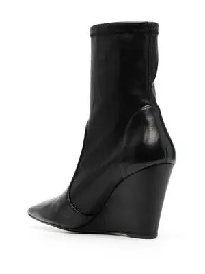 STUART WEITZMAN 90mm Pointed-toe Wedge Boots